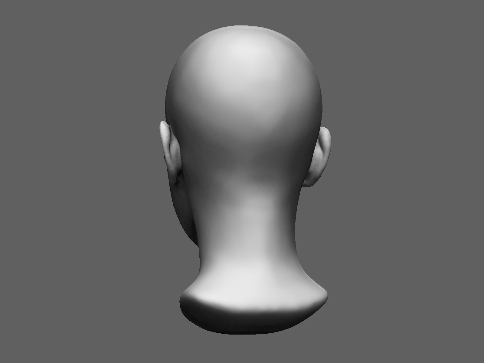 Asian female head sculpt 3D model | CGTrader
