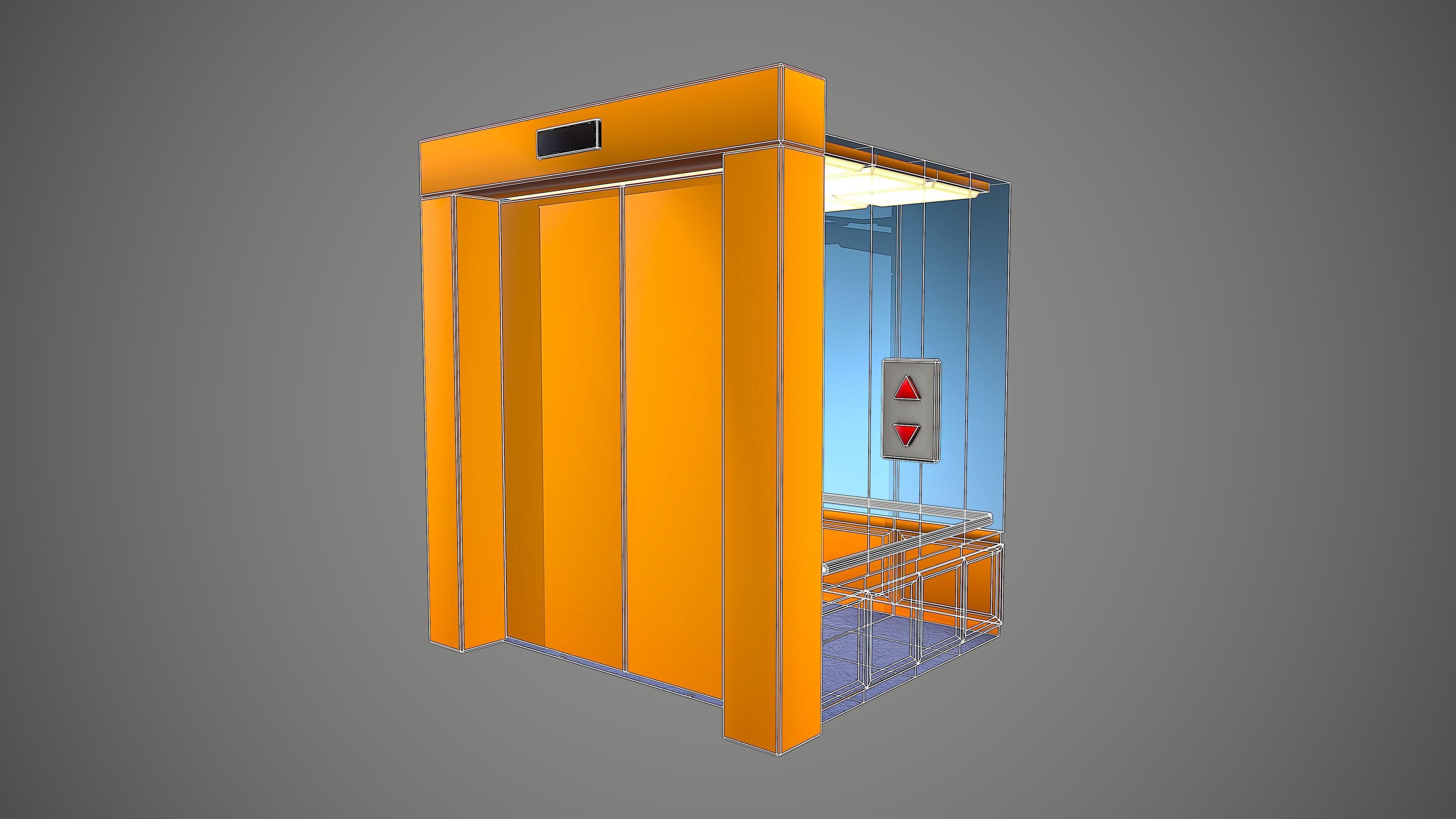 3D model ELEVATOR LIFT CARTOON STYLIZED VR / AR / low-poly | CGTrader