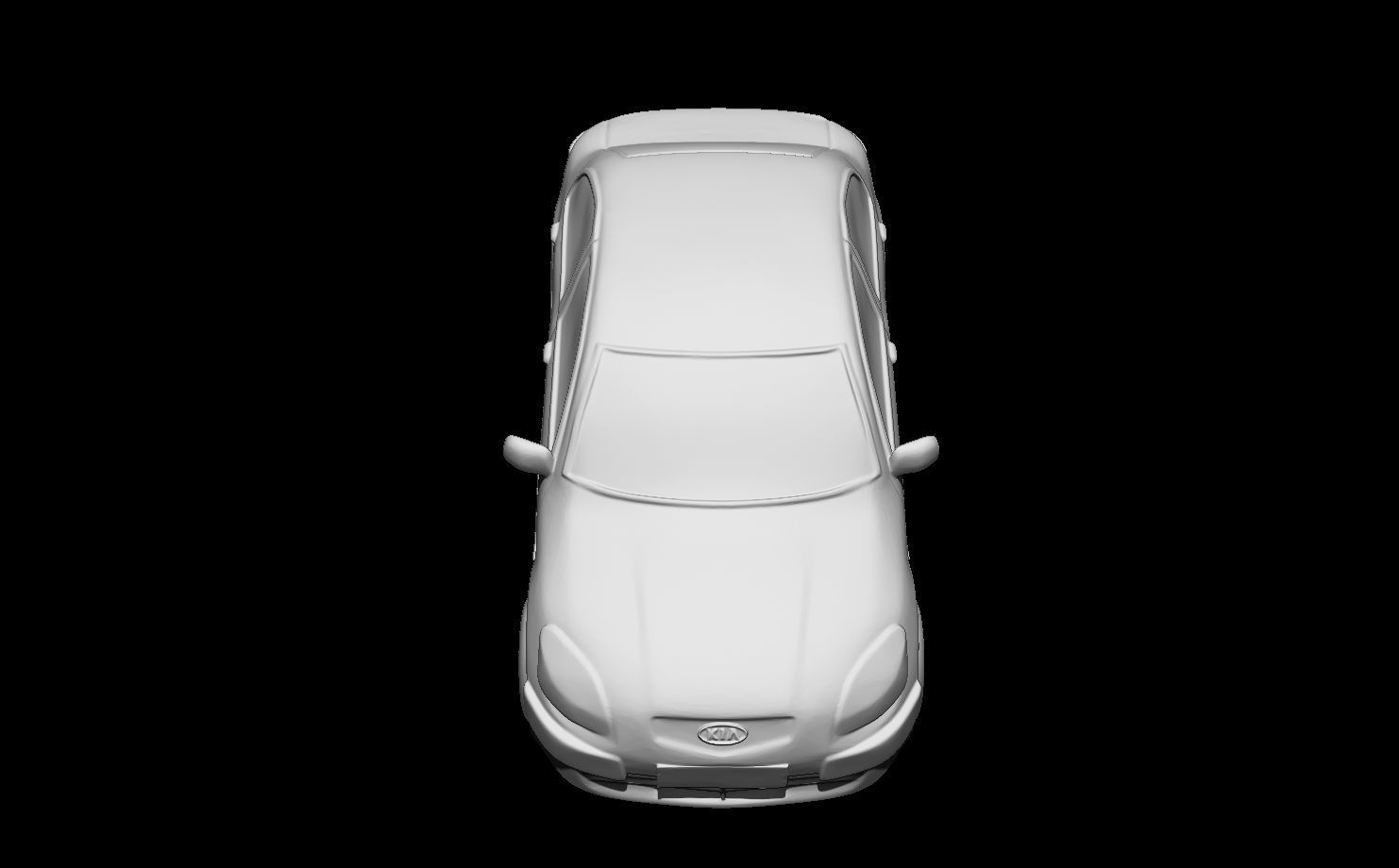 Kia Rio Sedan 2009 - 3D Static Model 3D model 3D printable | CGTrader