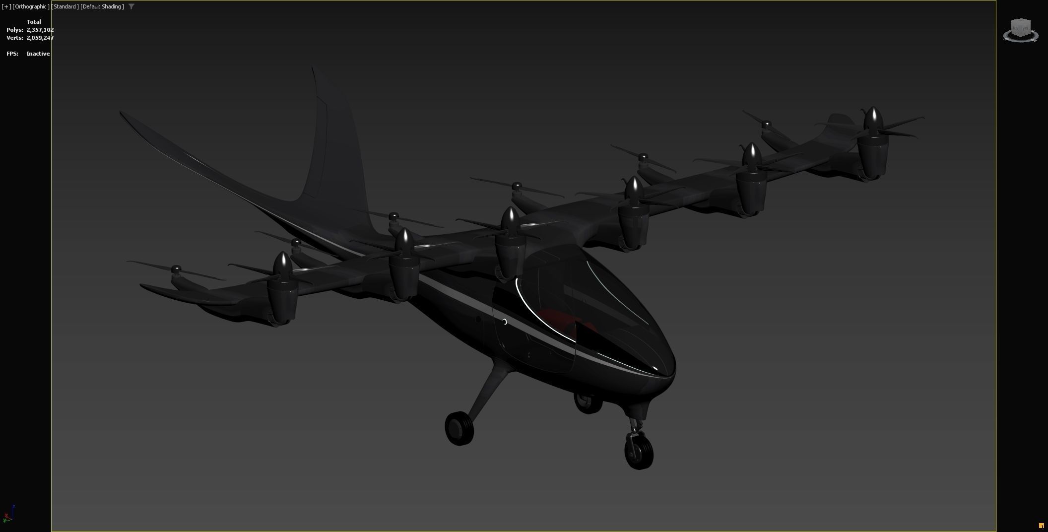 eVTOL Aircraft 3D model | CGTrader