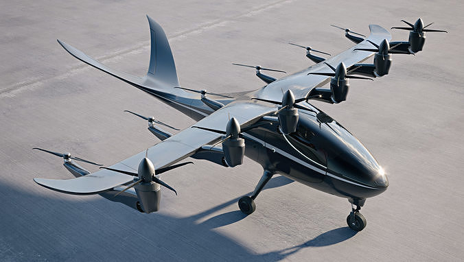 eVTOL Aircraft 3D model | CGTrader