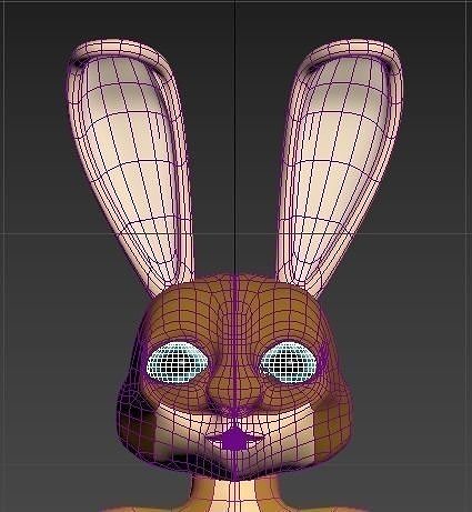 cartoon rabbit 3D model | CGTrader