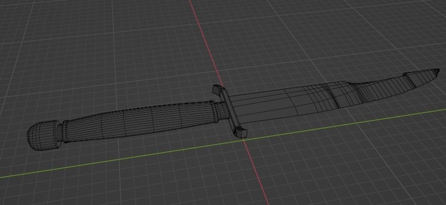 3D model 4K textures Knife model VR / AR / low-poly | CGTrader