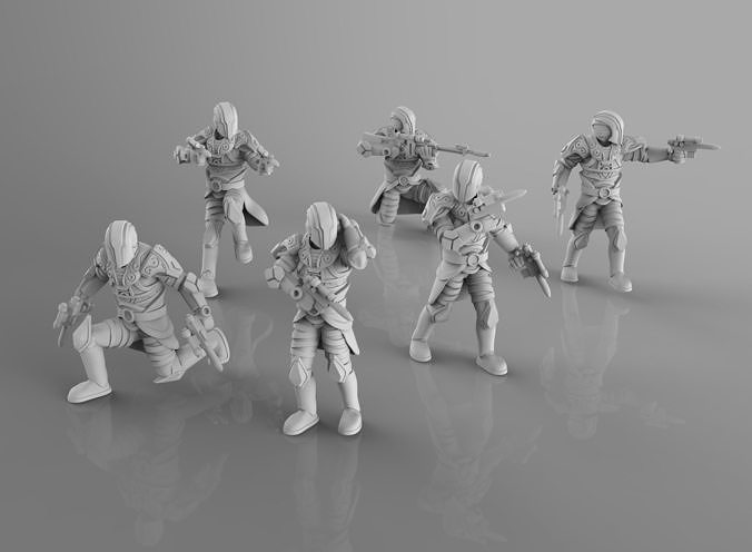 Old Dark Revanite Scouts 3D model 3D printable | CGTrader