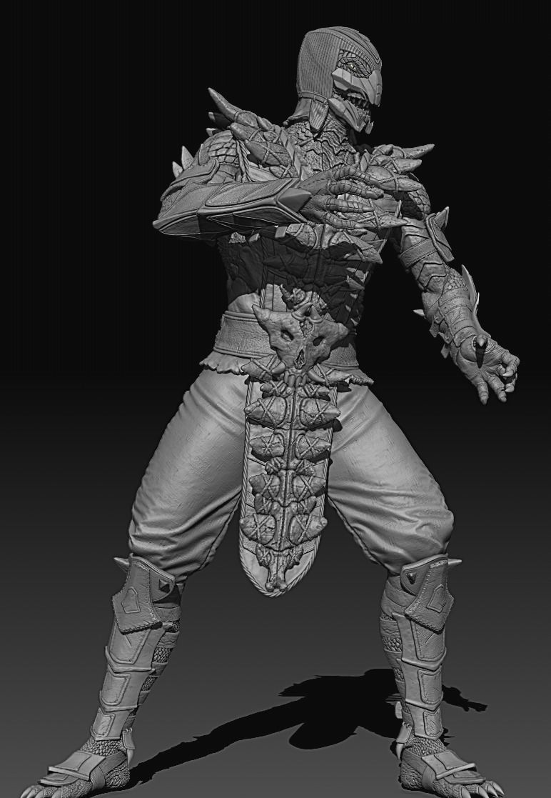 Mortal Kombat Reptile MKX Fan art 3D print model 3D model 3D printable ...