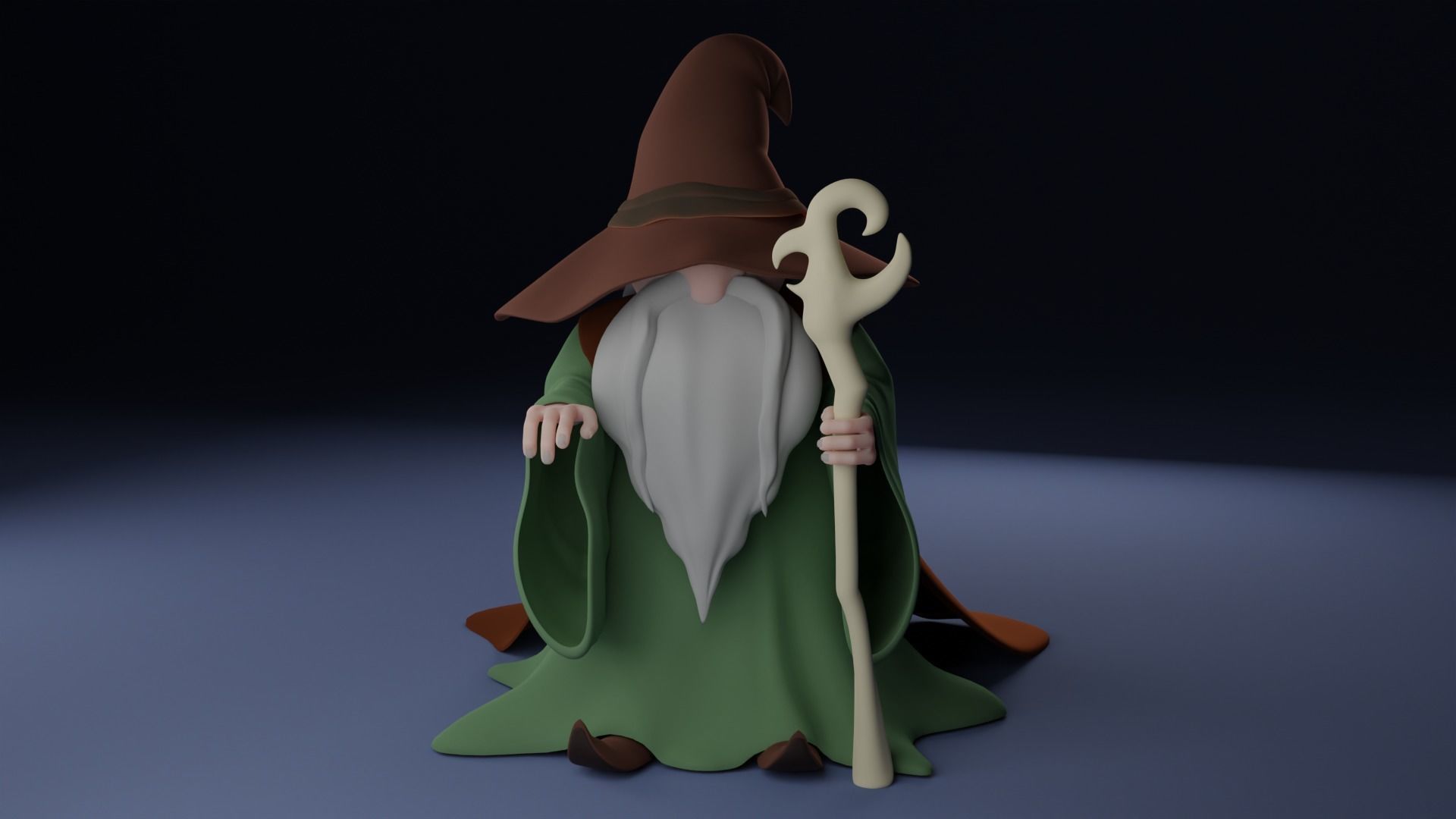 3D model Wizard 3d model VR / AR / low-poly | CGTrader