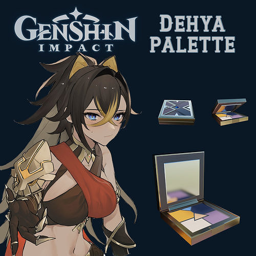Genshin Impact Dehya Palette 3D model 3D printable | CGTrader