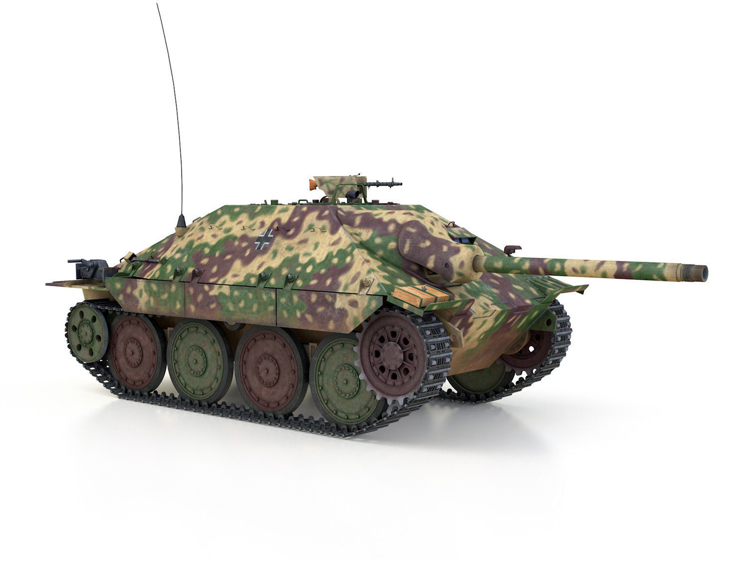 Jagdpanzer 38t Hetzer - 708 Volks-Grenadier Division 3D model | CGTrader