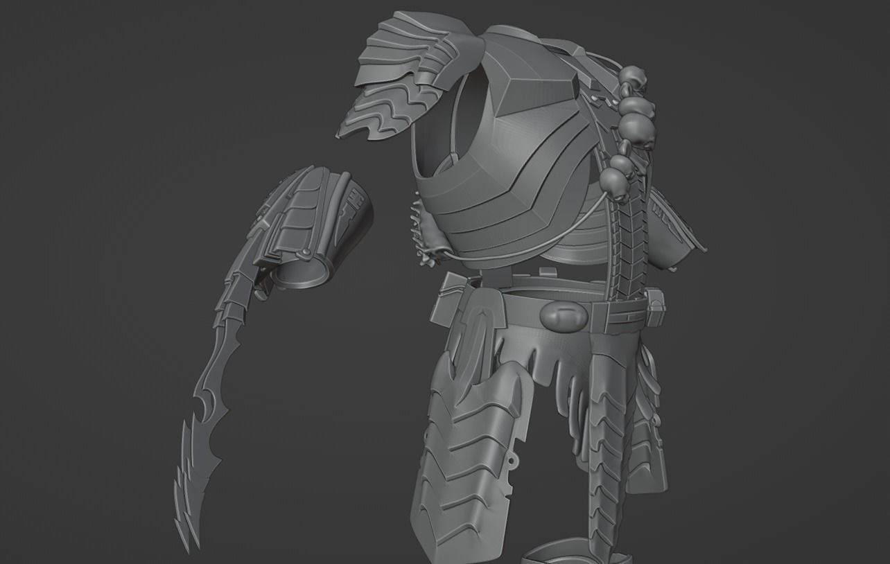 Predator armor set 3D model 3D printable | CGTrader