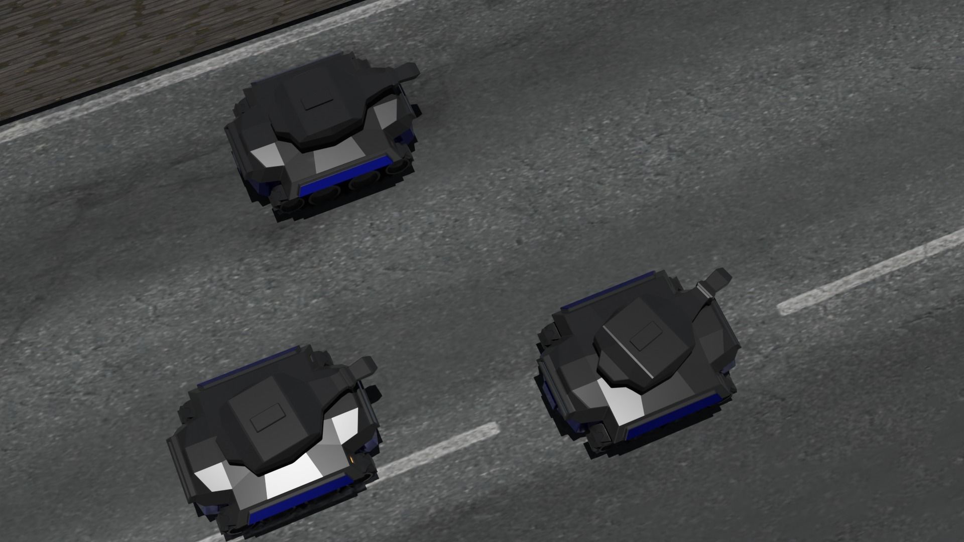 Cyber tanks 3D model | CGTrader