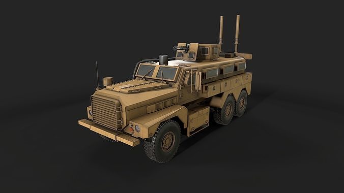 3D model Cougar MRAP 6X6 VR / AR / low-poly | CGTrader