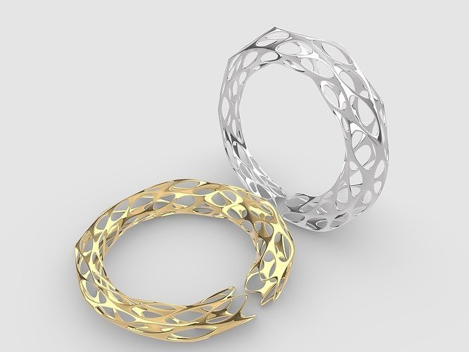 Parametric Ring 3D Printable 3D model 3D printable | CGTrader