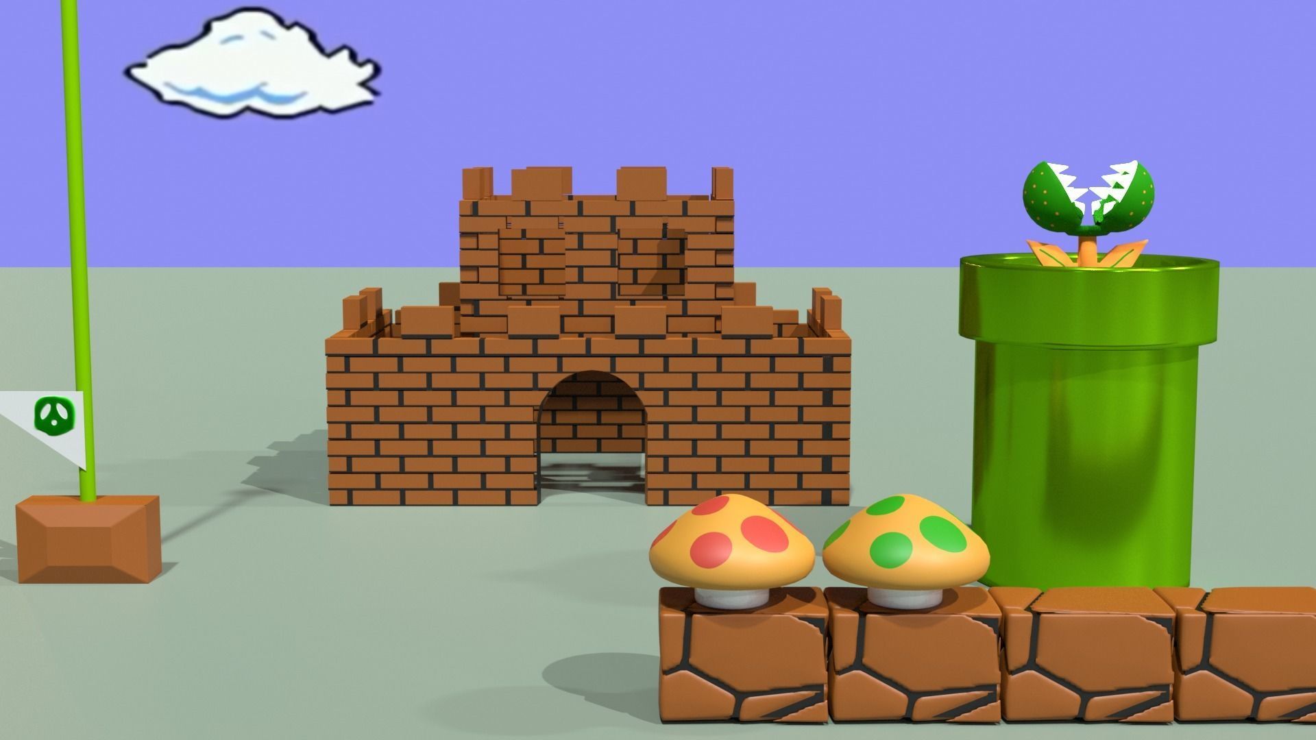 THE MARIO PACK PART ONE 3D model | CGTrader