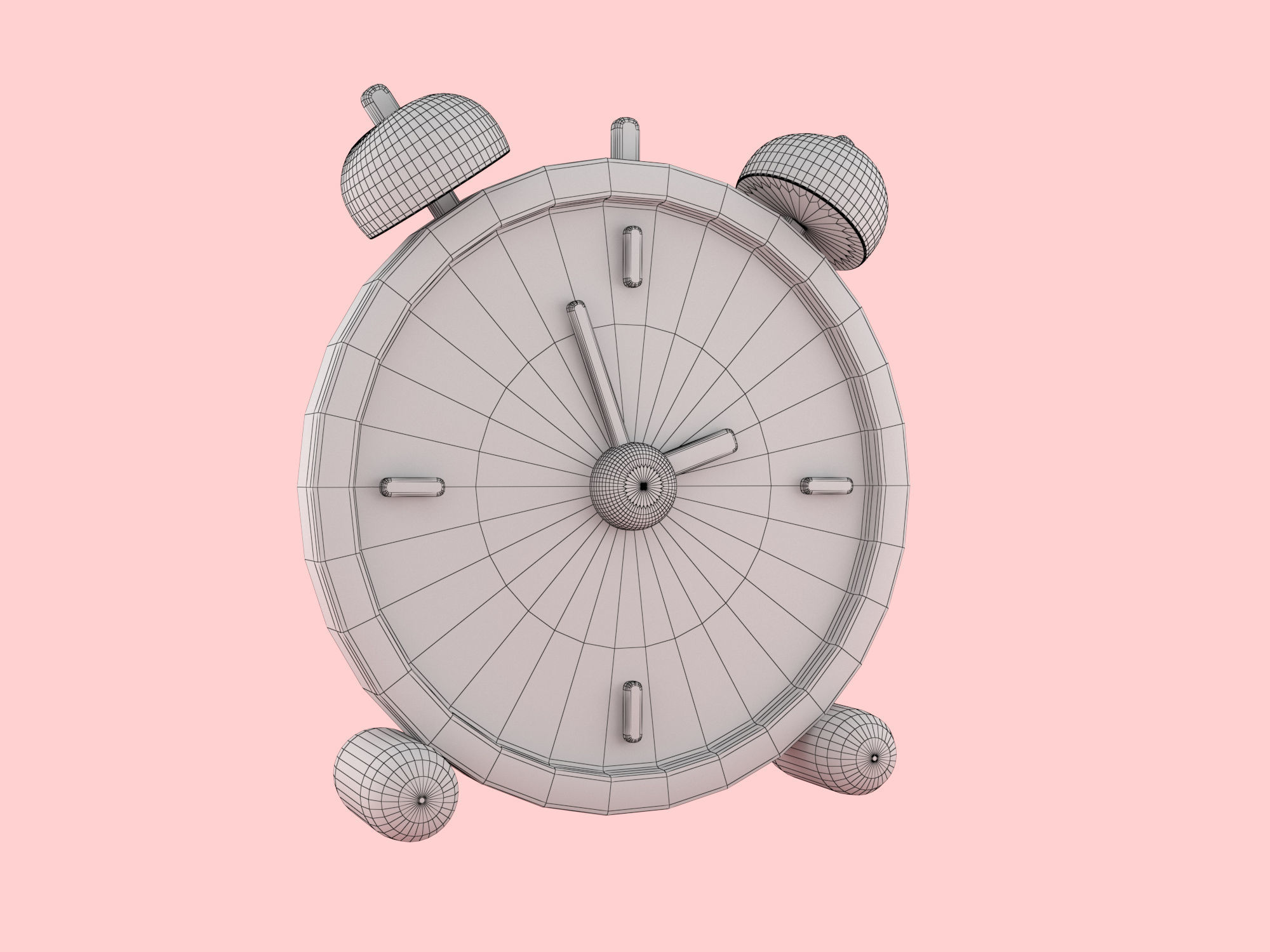 3D model clock 3d cartoon VR / AR / low-poly | CGTrader