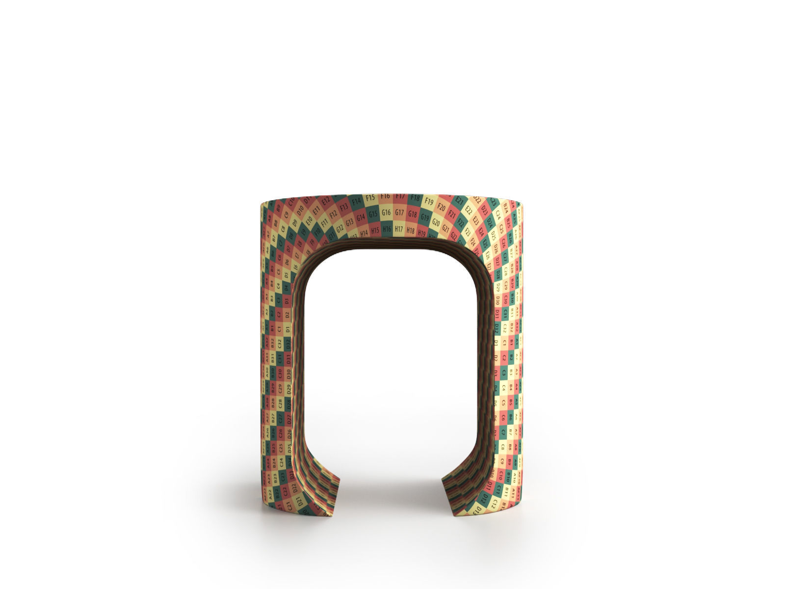 Hellmet Side Table Bronze By Thierry Lemaire 3D model | CGTrader