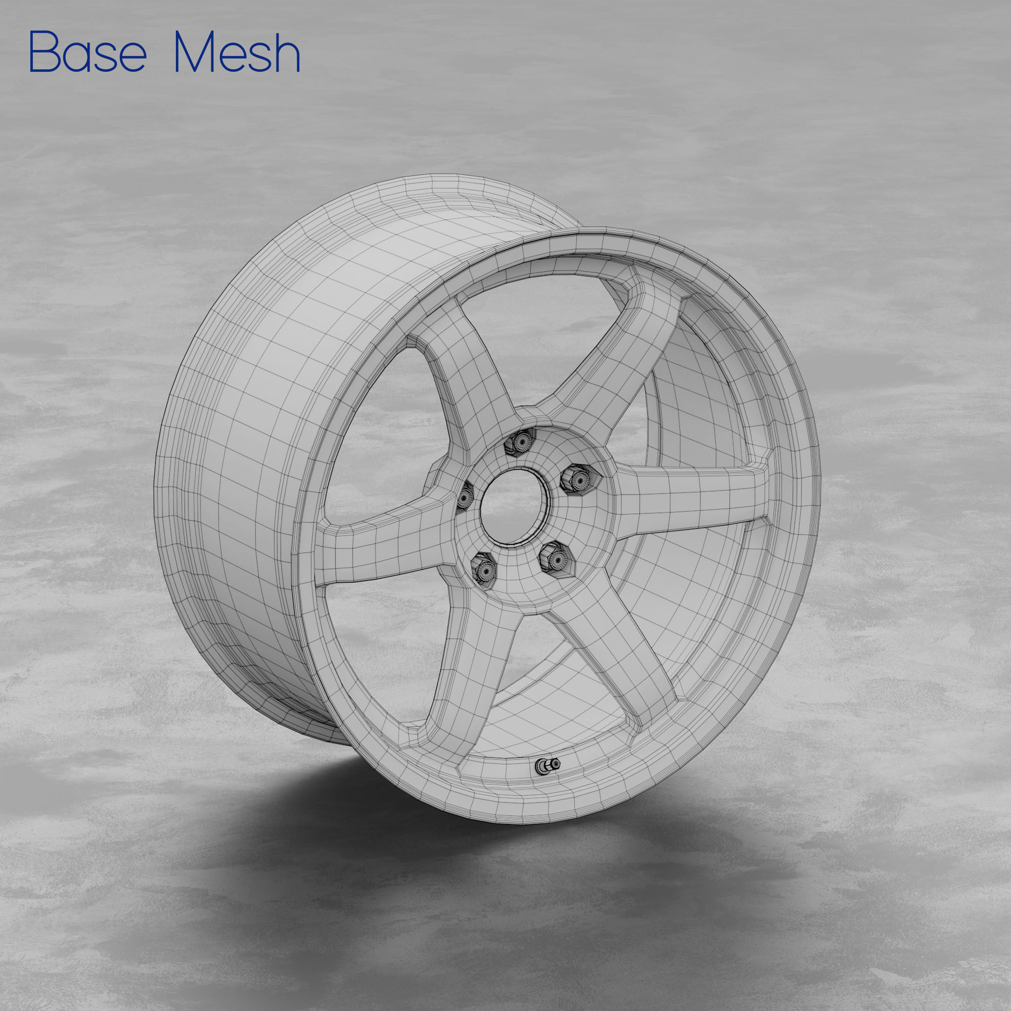 RAYS Volk Racing TE37 Rim 3D Model 3D model | CGTrader