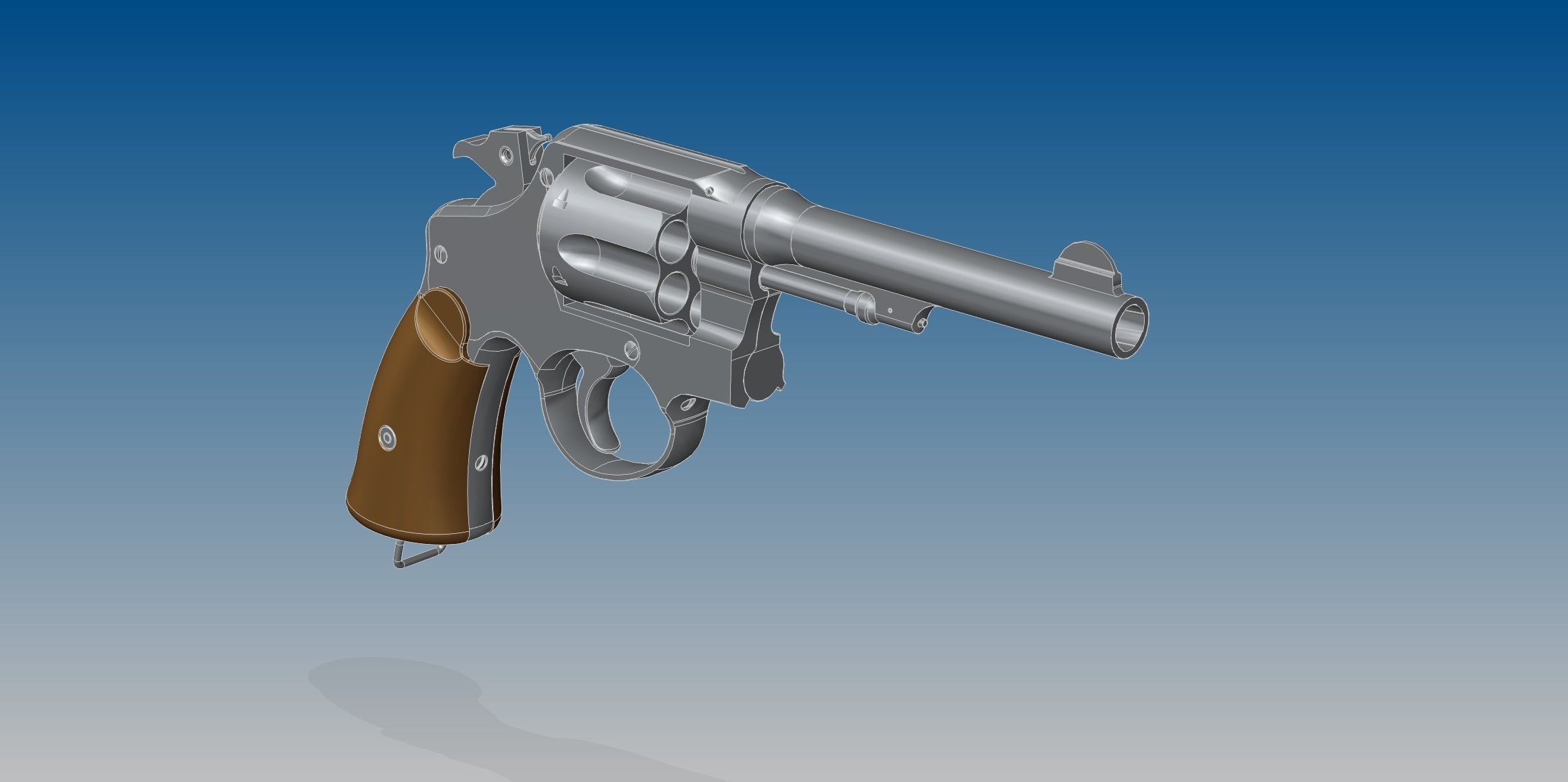M1917 revolver 3D model | CGTrader