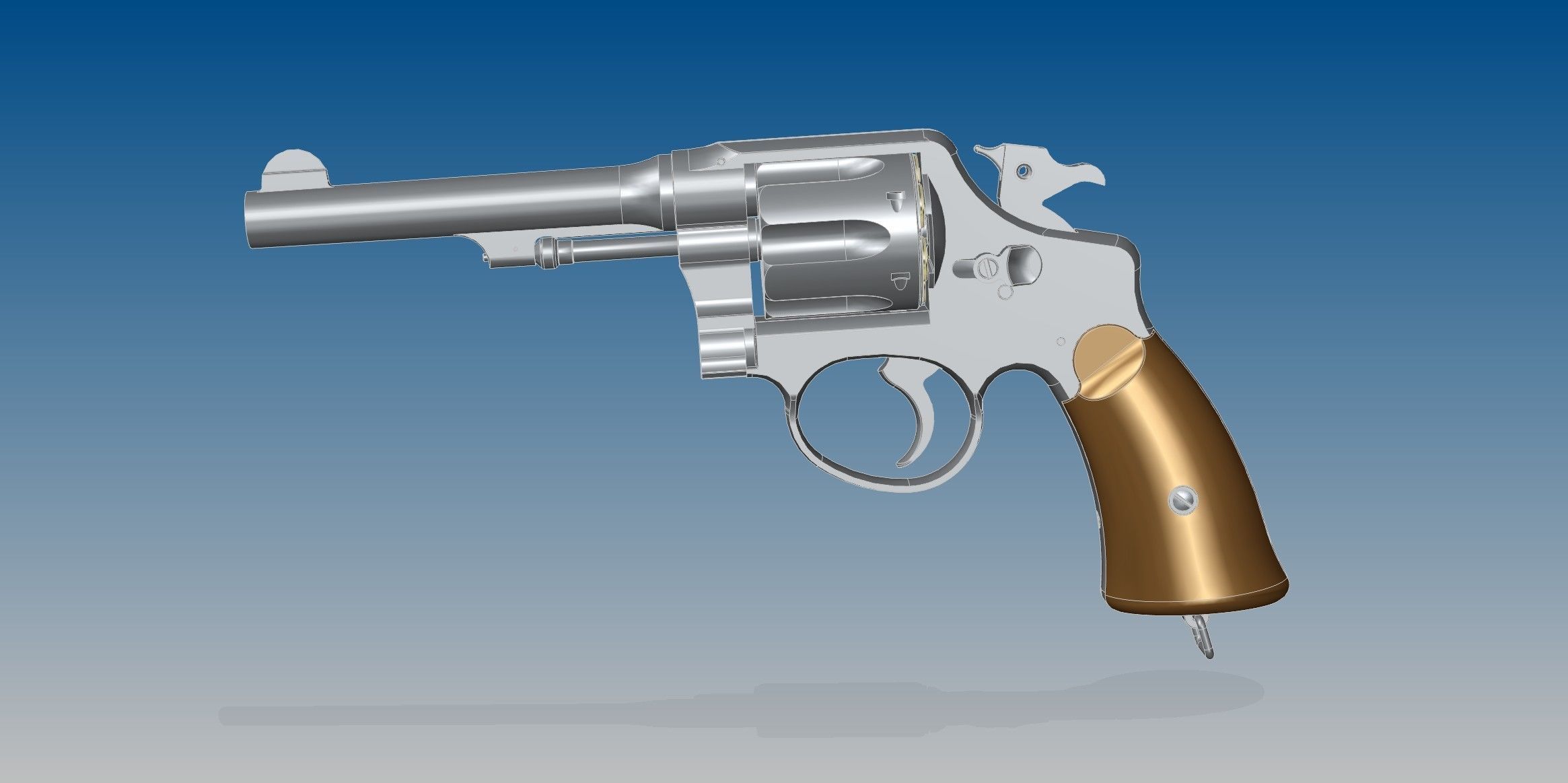 M1917 revolver 3D model | CGTrader