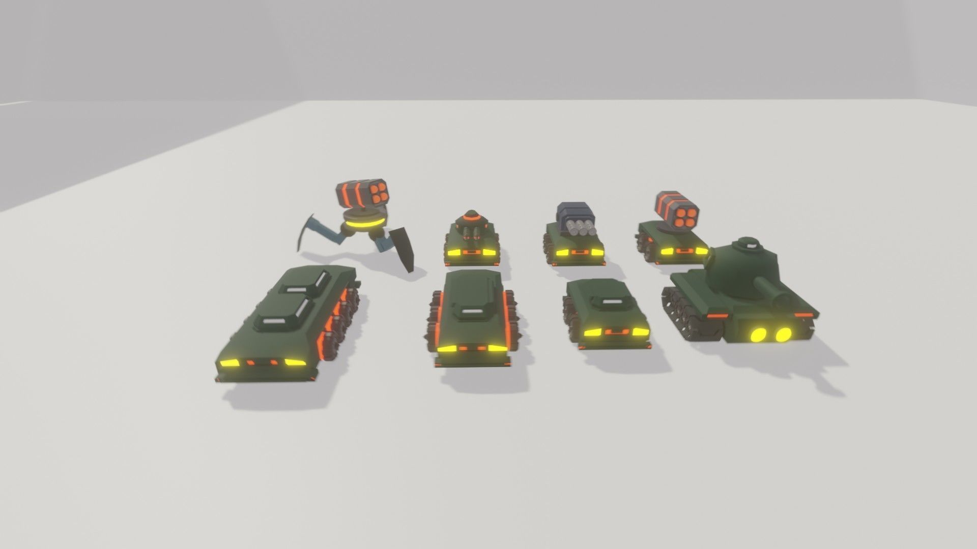 3D model Full pack of low poly vehicles VR / AR / low-poly | CGTrader
