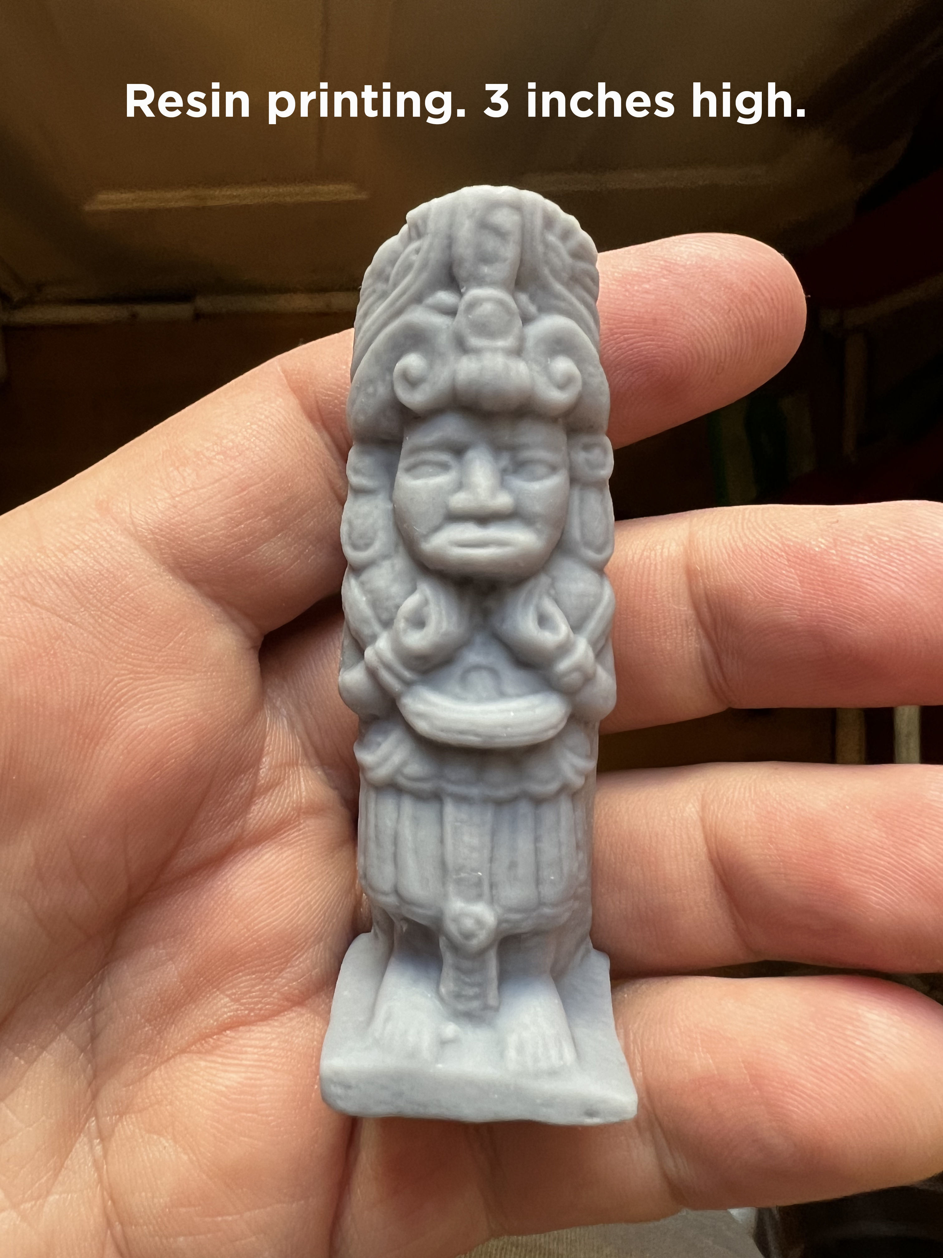 Mayan Statue 3D model 3D printable | CGTrader
