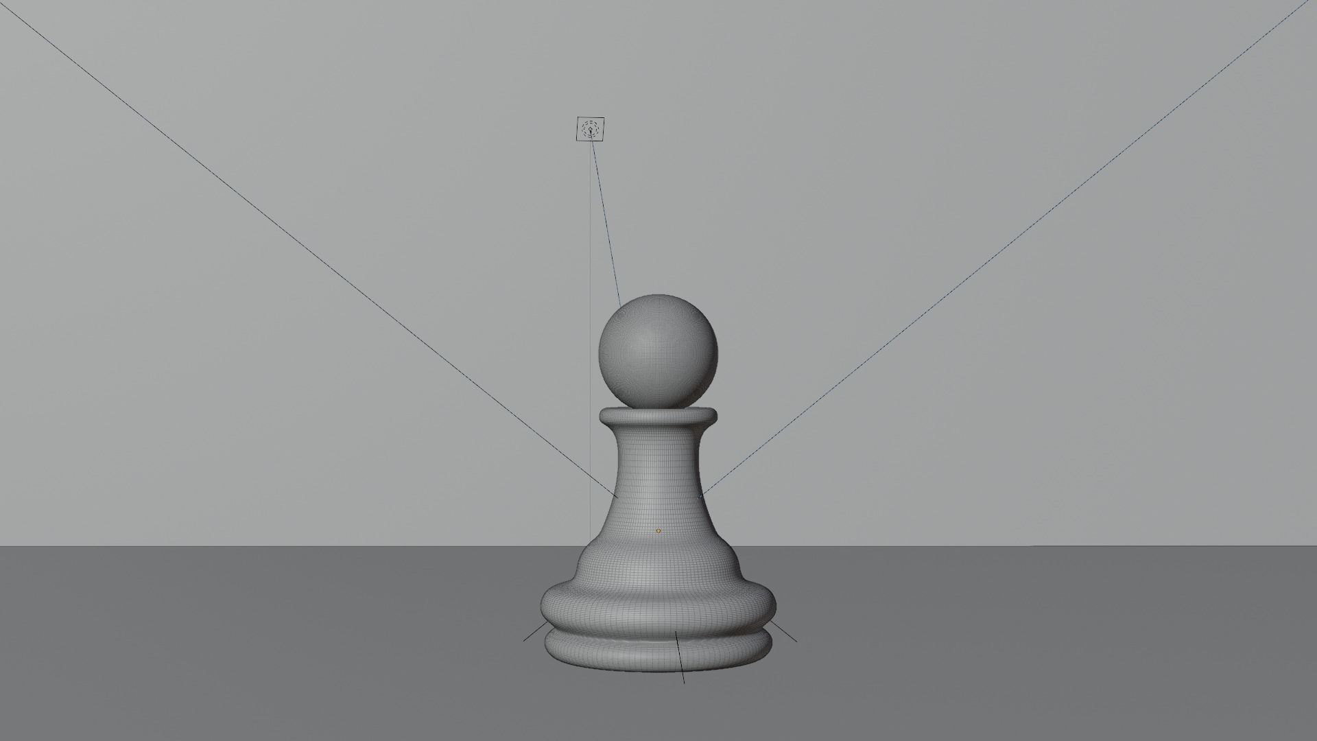 3D model Pawn White - made in Blender VR / AR / low-poly | CGTrader