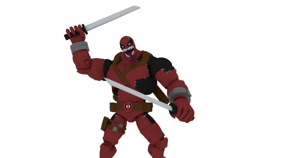 Venompool Action figure 3D model 3D printable | CGTrader
