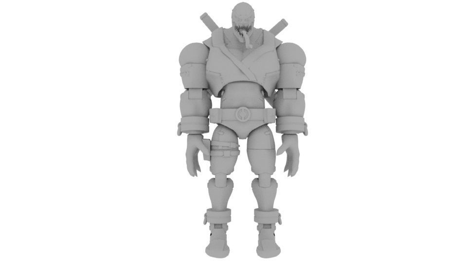 Venompool Action figure 3D model 3D printable | CGTrader
