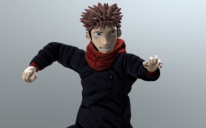 Itadori Yuji from Jujutsu Kaisen 3D model 3D printable | CGTrader
