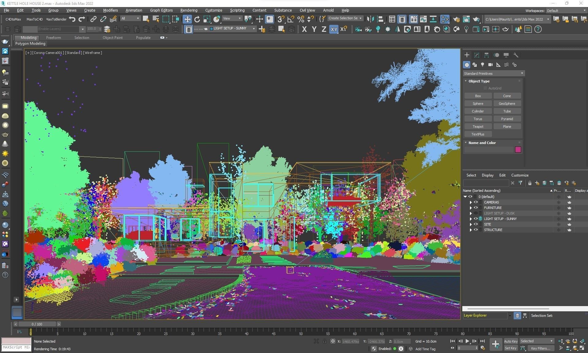 Corona - 3ds Max scene files - KETTLE HOLE HOUSE 3D model | CGTrader