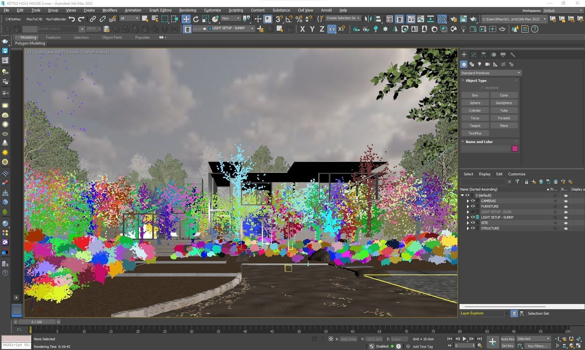 Corona - 3ds Max scene files - KETTLE HOLE HOUSE 3D model | CGTrader
