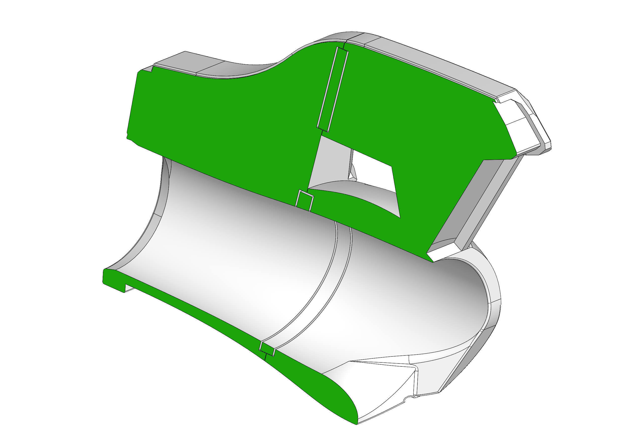 Tracer Arm Armor - Overwatch - Printable 3d model - STL files 3D model ...