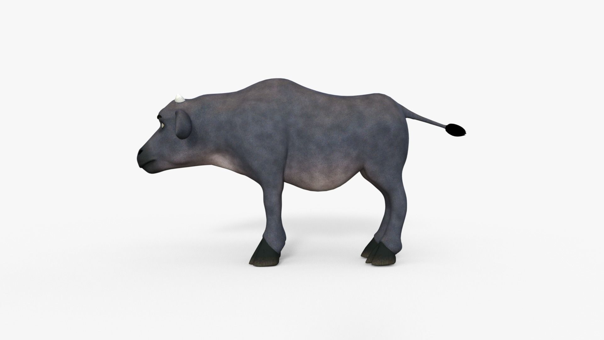 Cartoon Baby Cow 3D model rigged | CGTrader