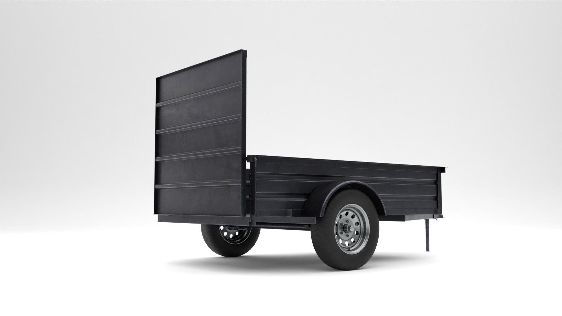 3D model Utility Trailer 3D Model PBR VR / AR / low-poly | CGTrader