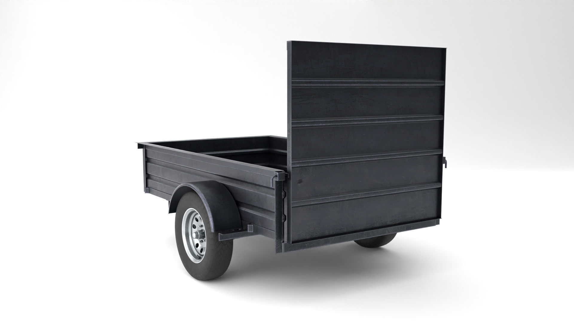 3D model Utility Trailer 3D Model PBR VR / AR / low-poly | CGTrader