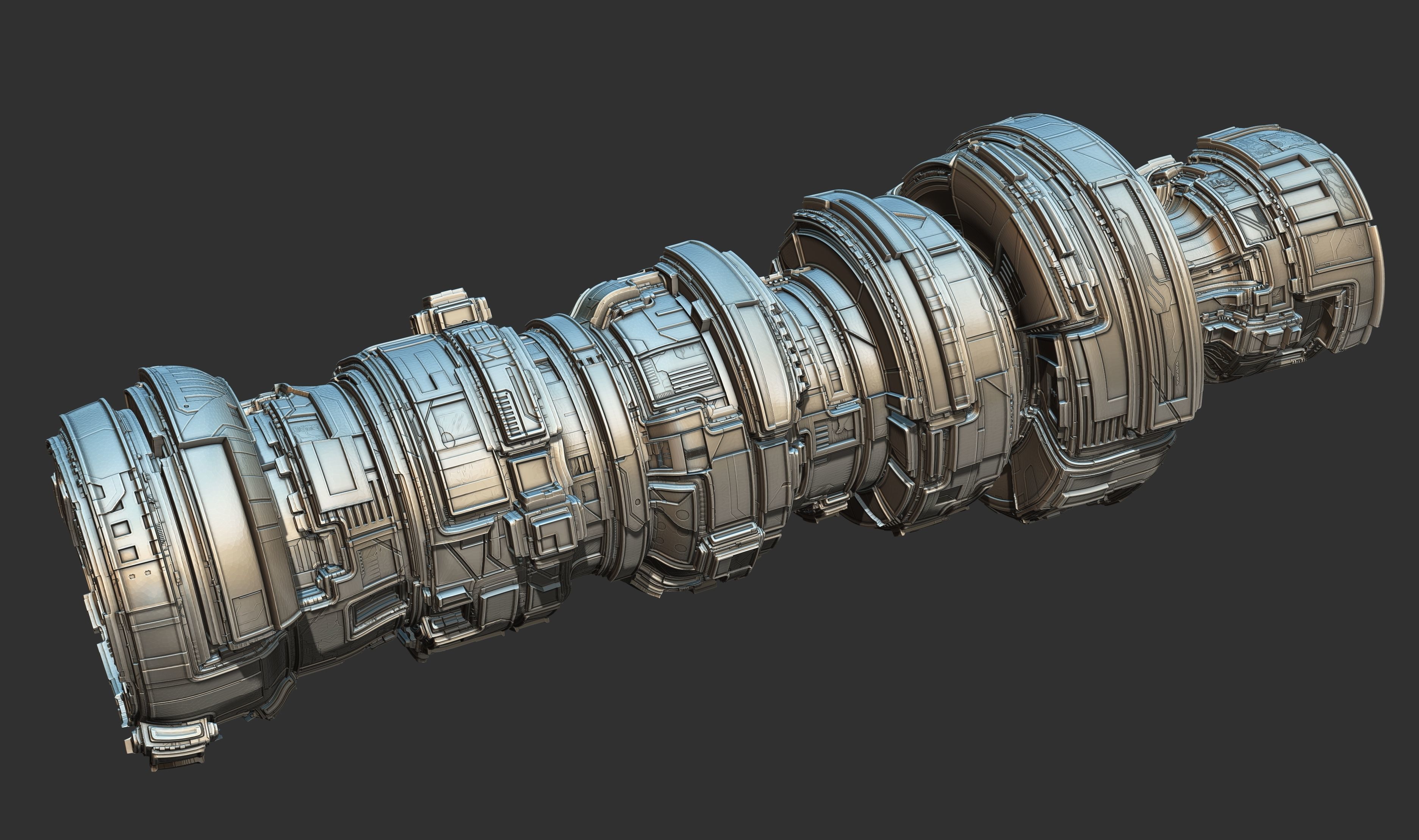 space equipment node 00194 3D model | CGTrader