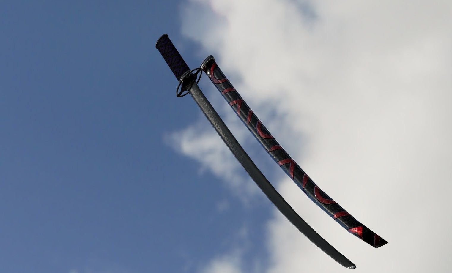 Overloaded Katanas 3D model | CGTrader