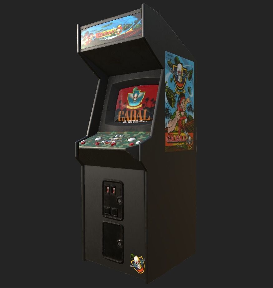 3D model Cabal Arcade Machine VR / AR / low-poly | CGTrader