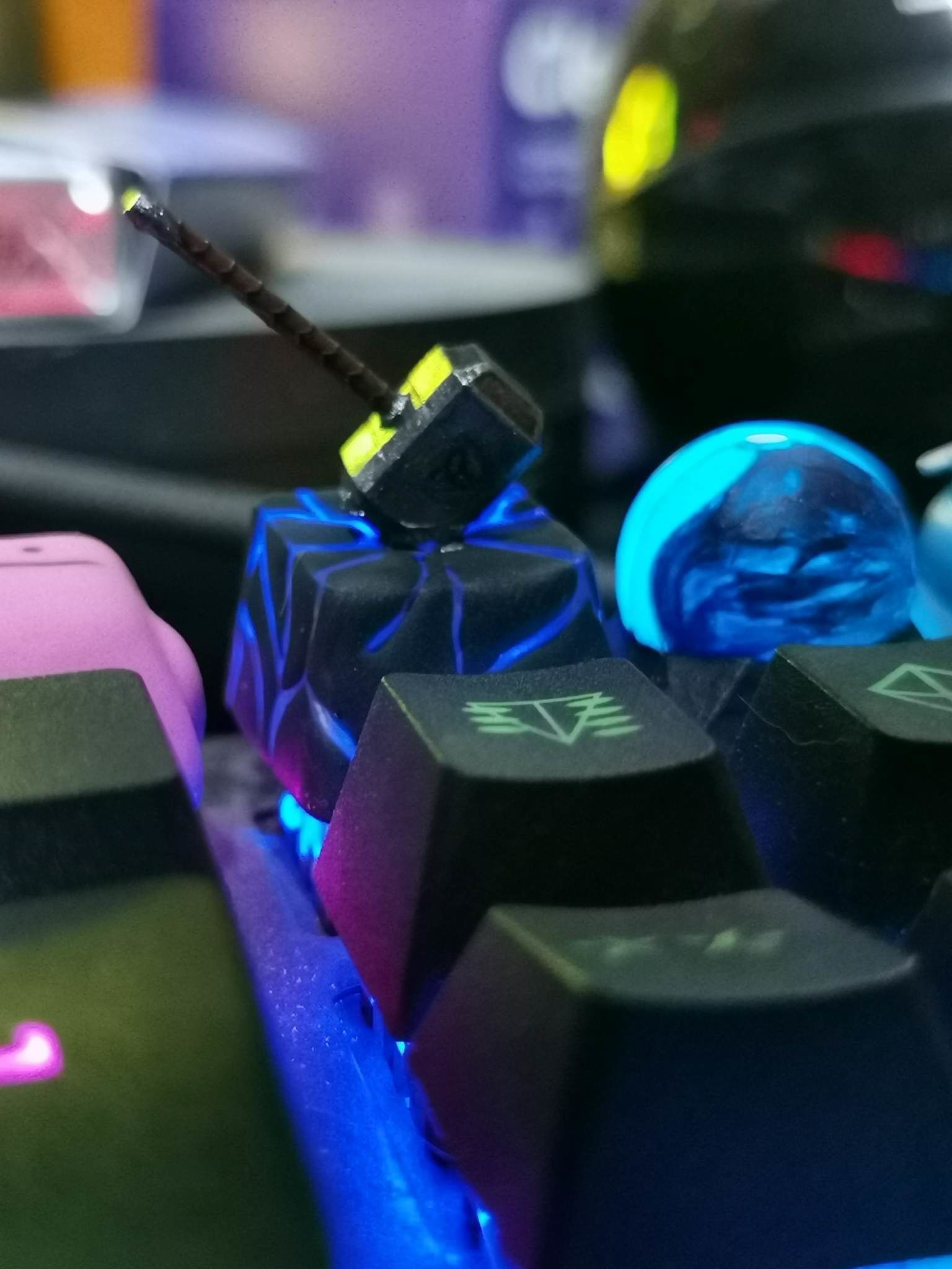 Keycap mjolnir thor 3D model 3D printable | CGTrader