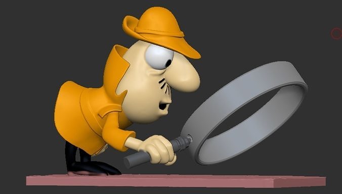 The Inspector Clouseau 3D model 3D printable | CGTrader