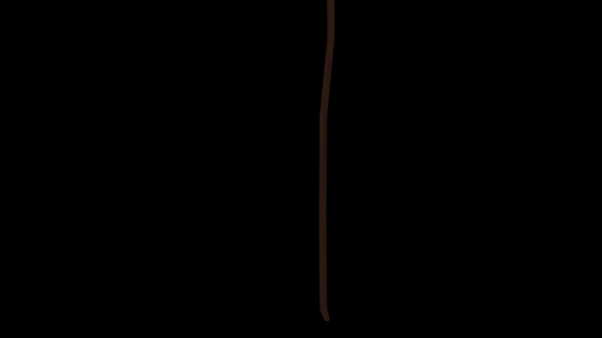 3D model Bright Red Wooden Scythe Made in Blender and Rendered in Maya ...