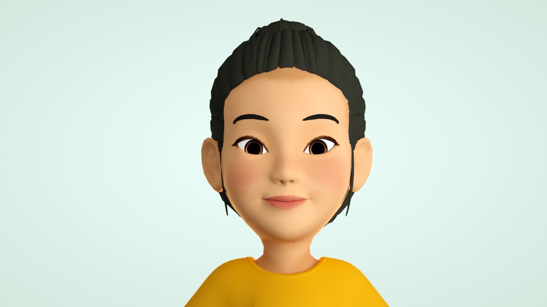 cartoon aunt cartoon mother sister woman 3D model | CGTrader