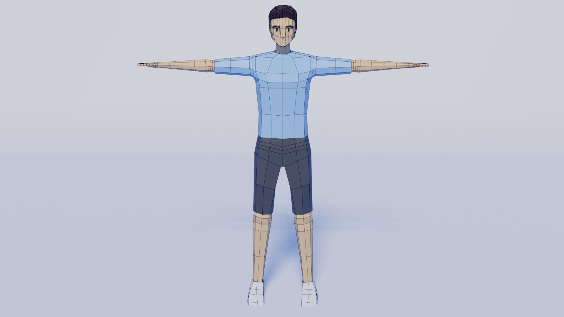 Low Poly Male and Female free VR / AR / low-poly 3D model rigged | CGTrader