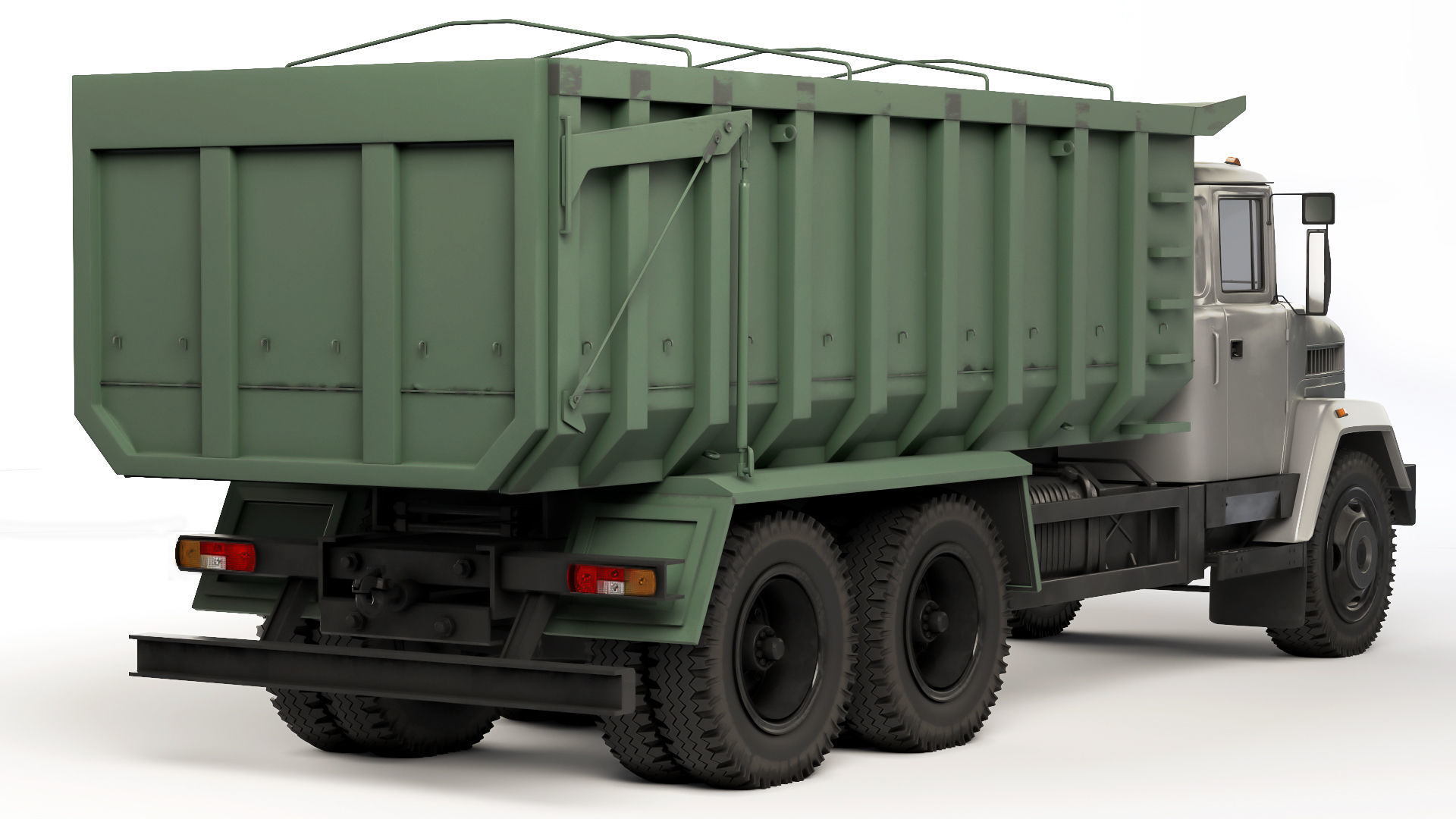 KrAZ 6230C4 tipper 2010 3D model | CGTrader