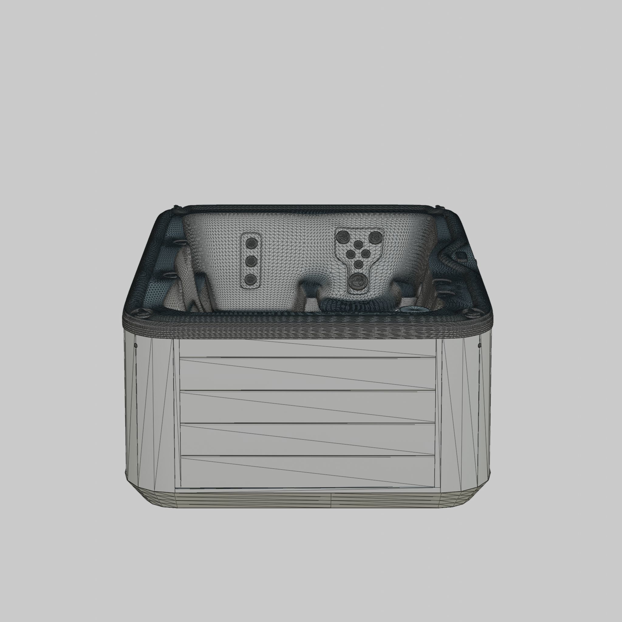 3D model 3D model of Hot Tub Jacuzzi Nordic Spas Stella SE VR / AR ...