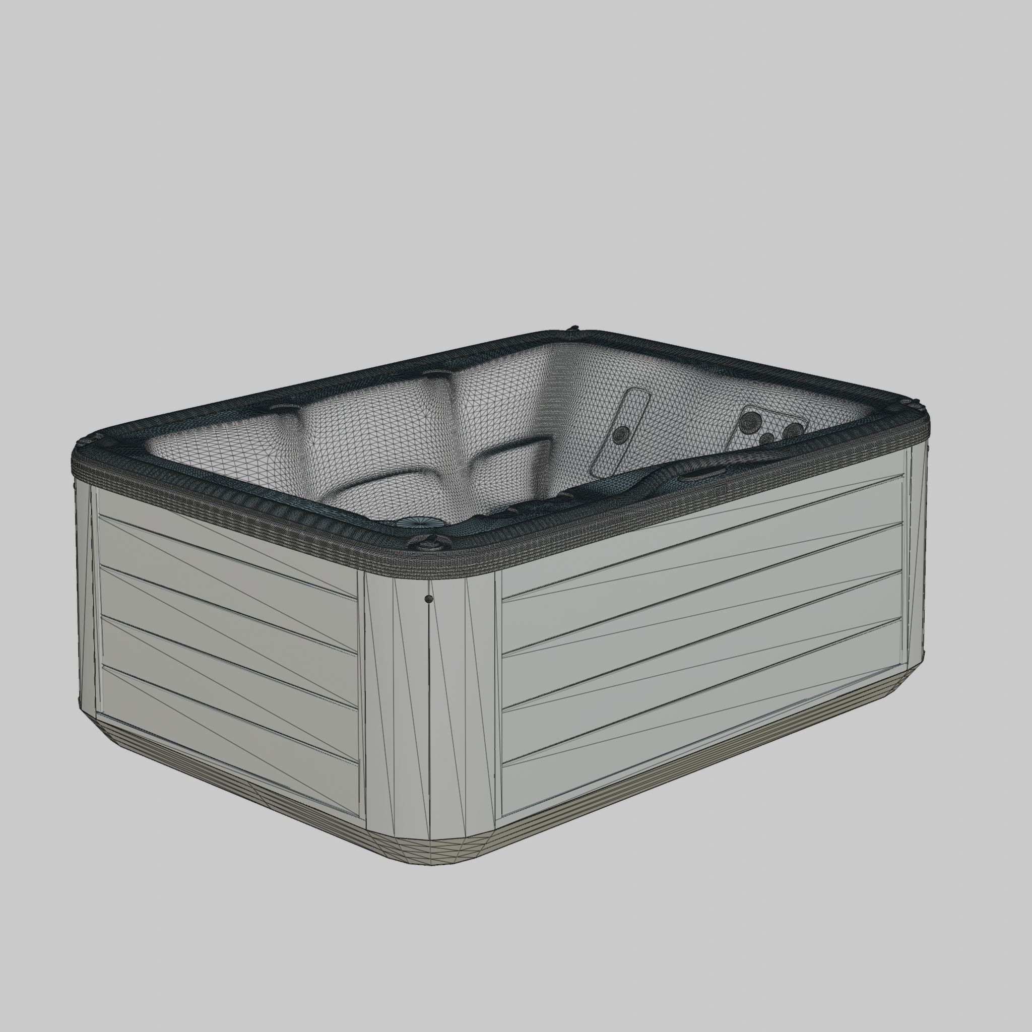 3D model 3D model of Hot Tub Jacuzzi Nordic Spas Stella-All-In-110V VR ...