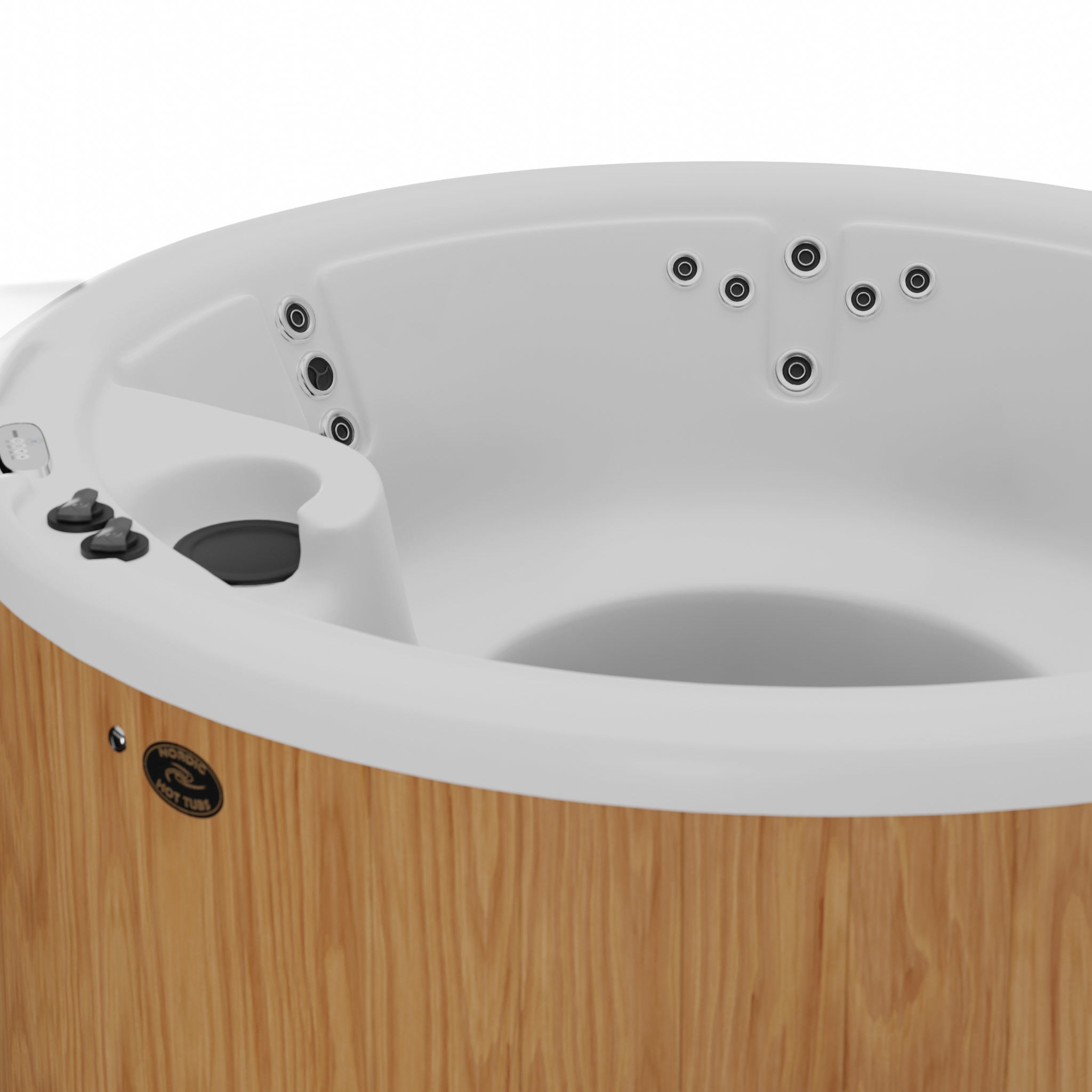 3D model 3D model of Hot Tub Jacuzzi Nordic Spas Crown II VR / AR / low-poly | CGTrader