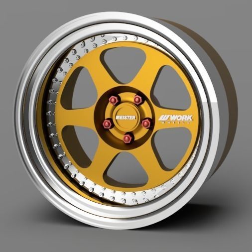 1 24 Scale 19 Inch Work Meister L1 Wheels 3D model 3D printable | CGTrader