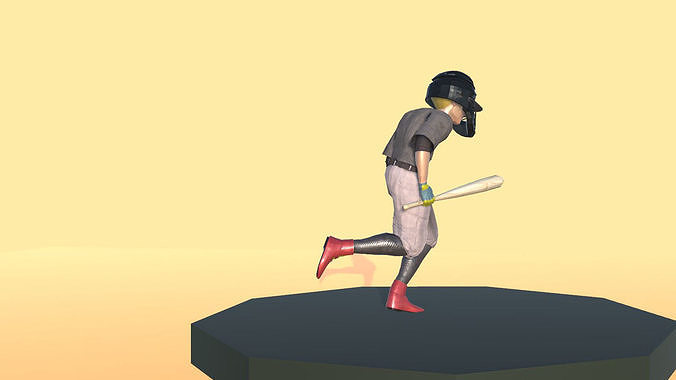 Baseball Actions 3D model animated | CGTrader
