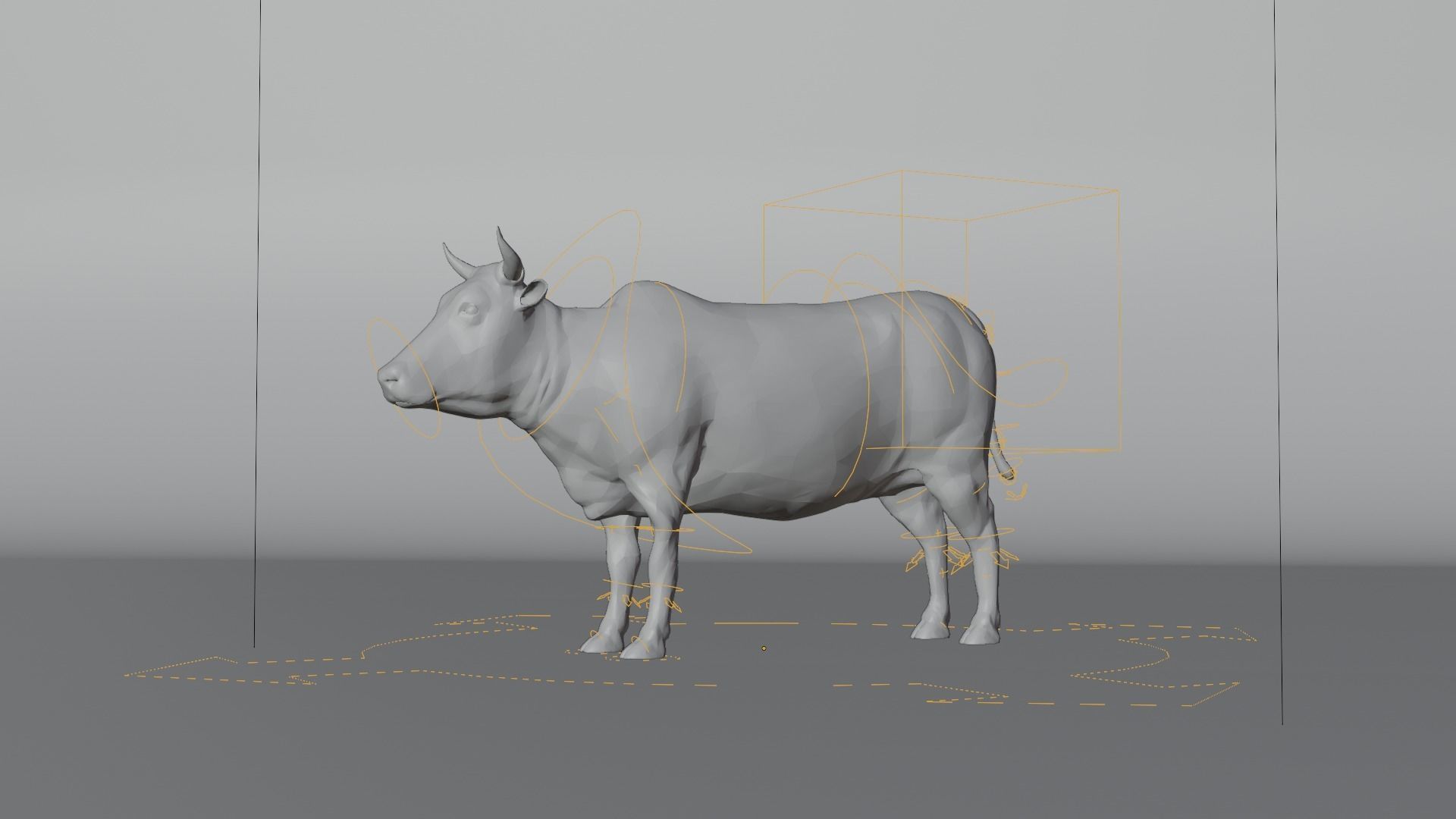 3D model low-poly Cow VR / AR / low-poly | CGTrader