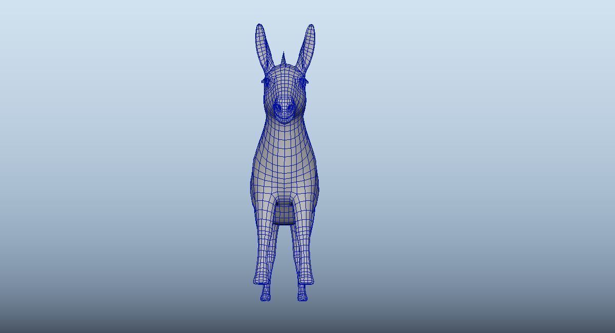 3D model Donkey Animated VR / AR / low-poly | CGTrader